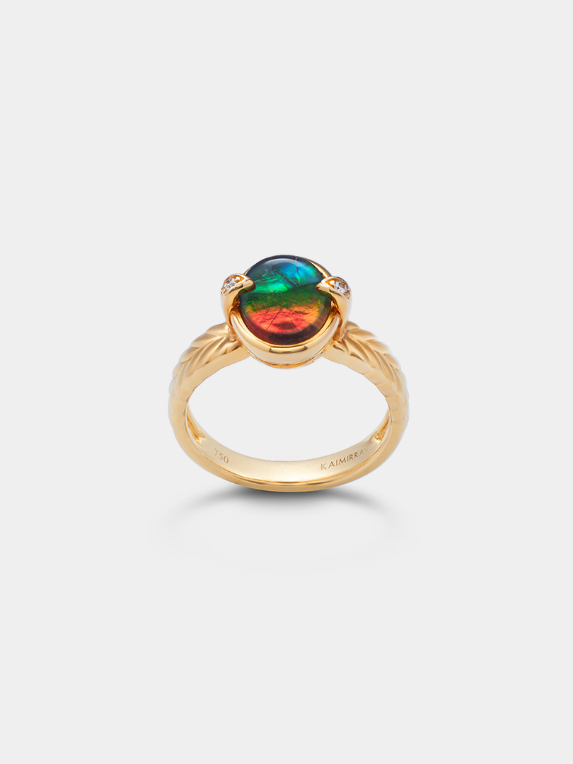 Sol Vintage Ammolite Ring - Kaimirra